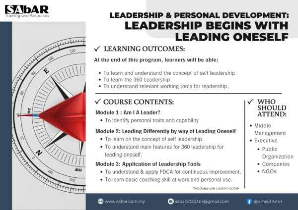 Module : Leadership & Personal Development - Training With Heart